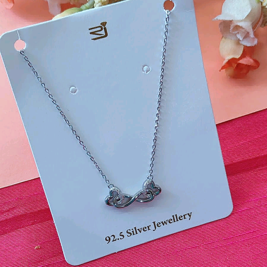 Infinity Heart Pendant Necklace