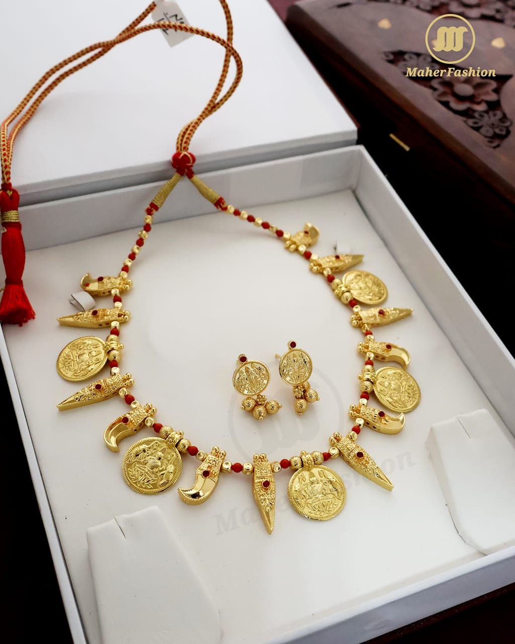 Laxmi Pendant Putaali Haar _Online _MaherFashion_Mumbai