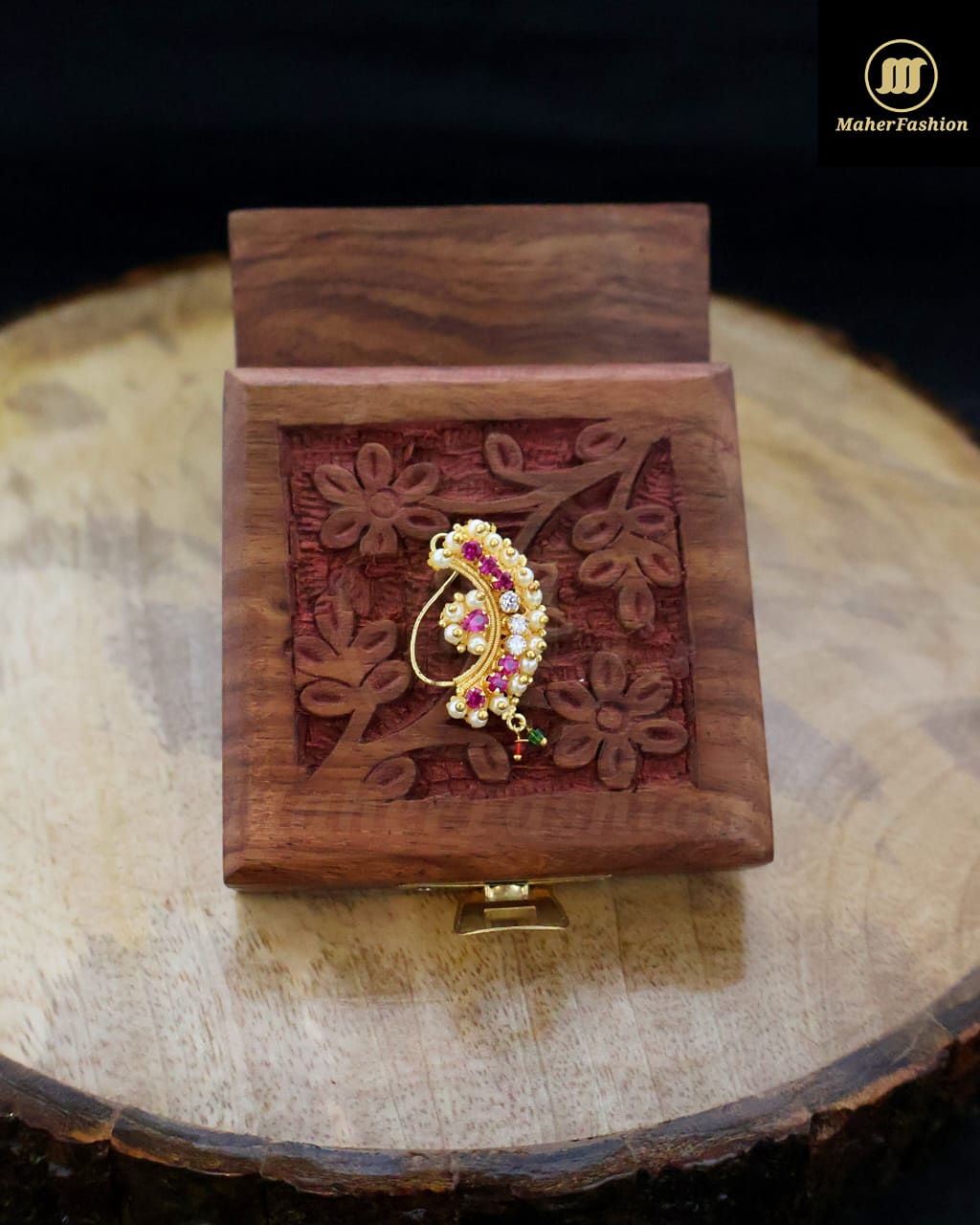 Shop Majestic Maharashtrian Mango Nath | NATH | Maher Fashion in Mumbai ...