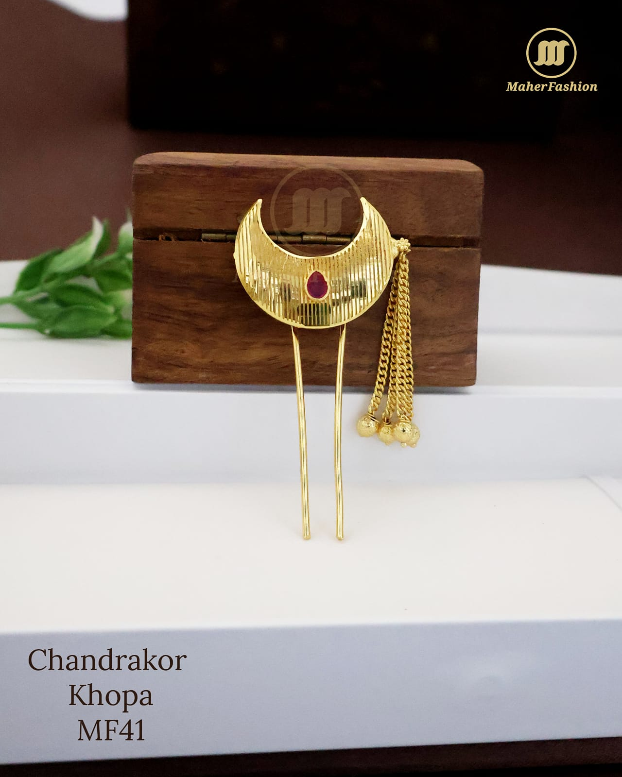 Shop Traditional Golden Design Khopa | HAIR ACCESSORIES | Maher Fashion ...